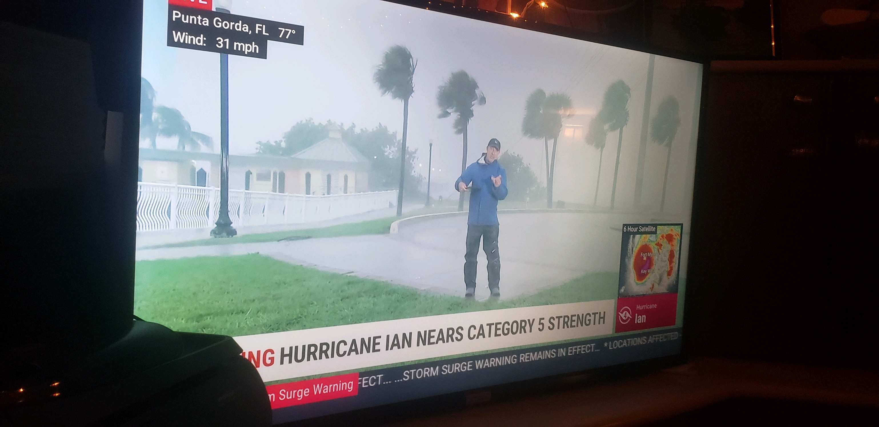Hurricane Ian runs over the top of MV Simple Life – MV Simple Life